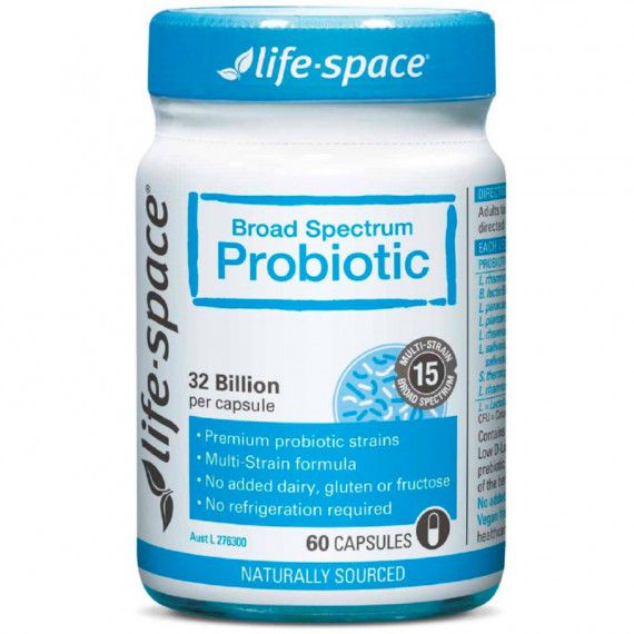 Buy Life Space Broad Spectrum Probiotic 60 Capsules | Digestive ...
