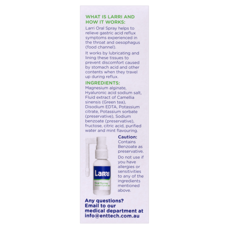 Buy Larri Oral Spray - 30ml | Nasal Decongestants | Online Discount Chemist